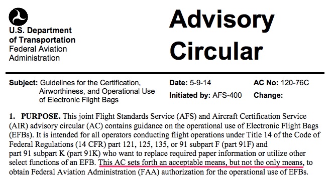Why Pilots Should Read Advisory Circulars